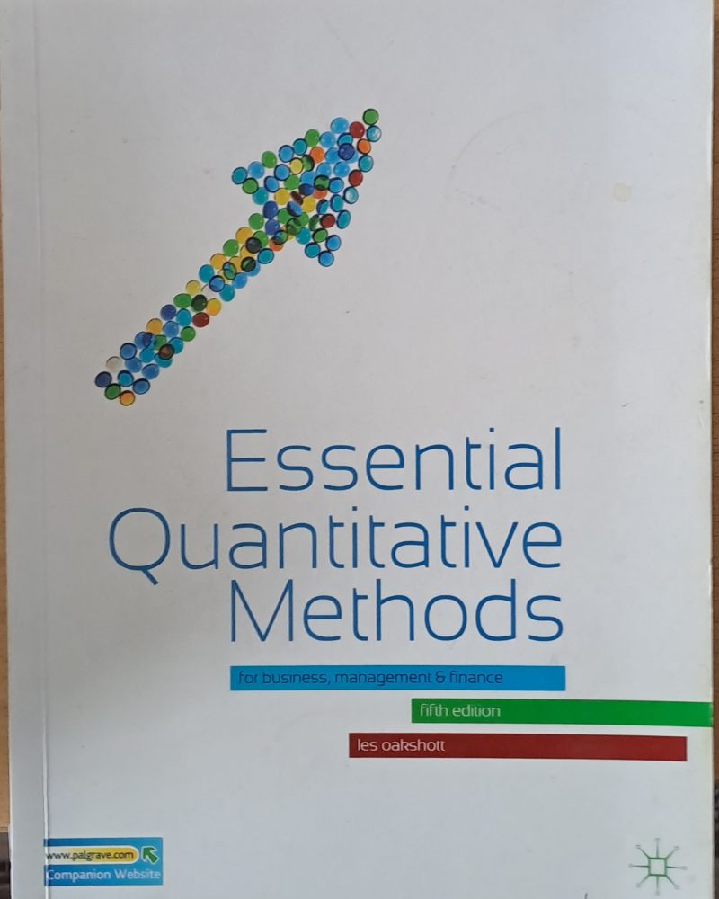 Essential Quantitative methods - Антикварен магазин Флимаркет