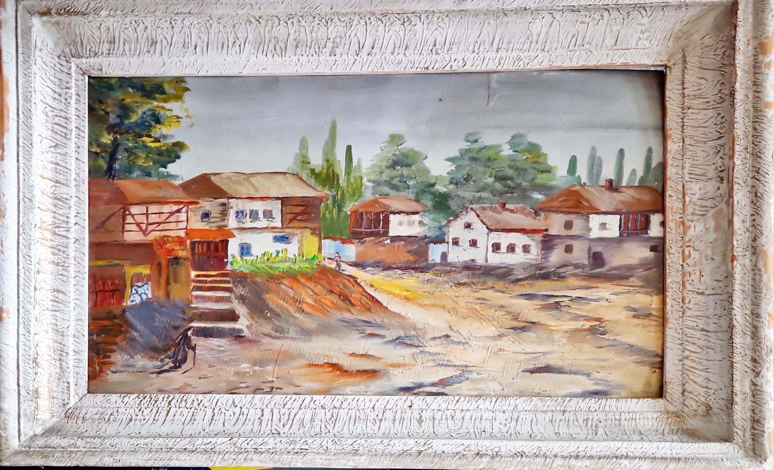 Картина масло на фазер - Fleamarket