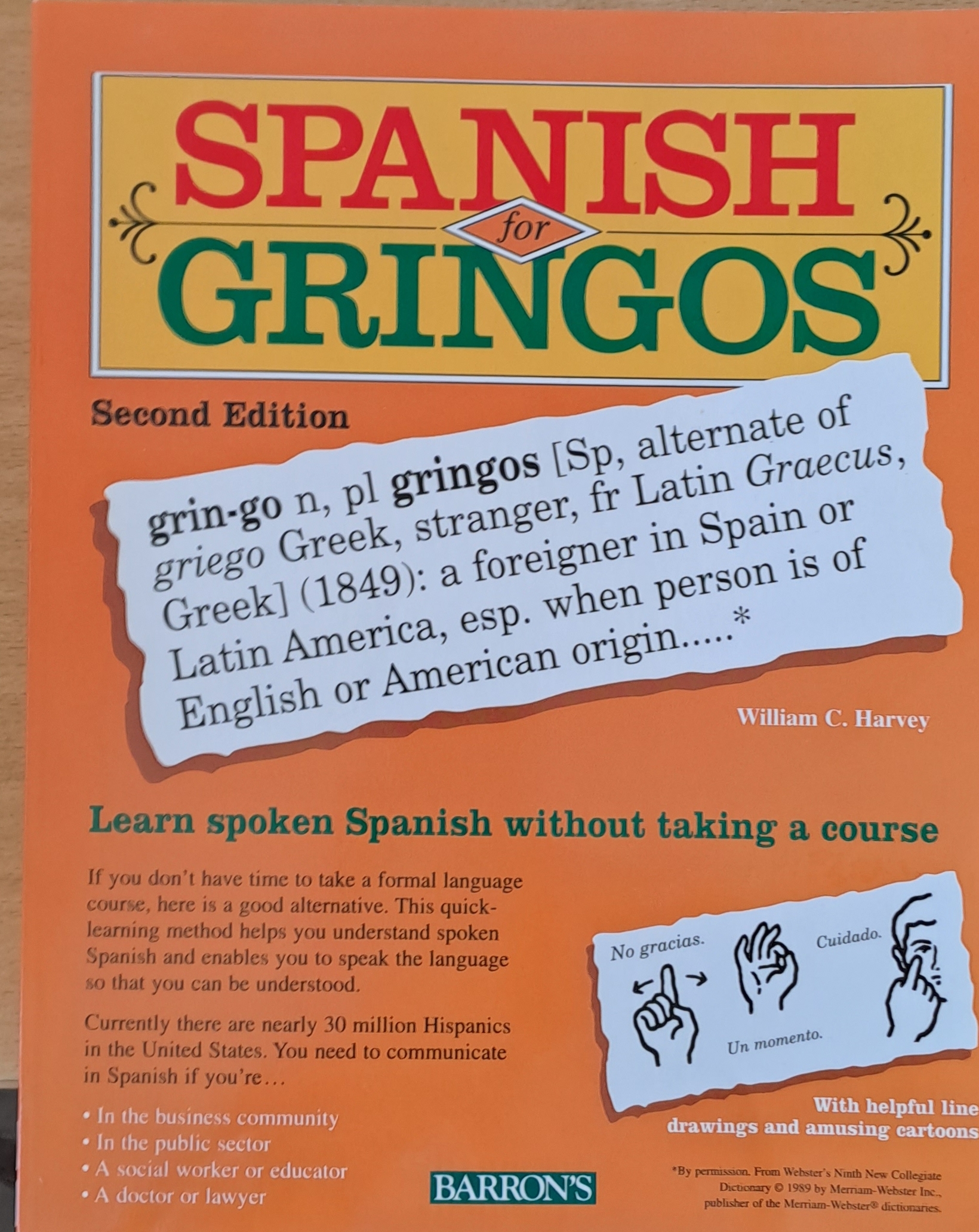 Spanish for Gringos, second edition - Антикварен магазин Флимаркет