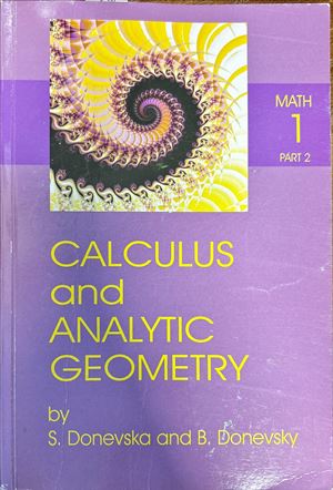 Calculus and Analytic Geometry Math 1 , Part 2 - Fleamarket