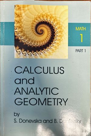 Calculus and Analytic Geometry Math 1 , Part 1 - Fleamarket