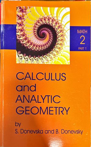 Calculus and Analytic Geometry Math 2 , Part 1 - Fleamarket