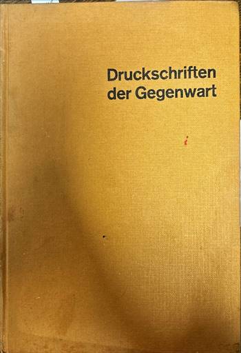 Druckschriften der Gegenwart - Антикварен магазин Флимаркет