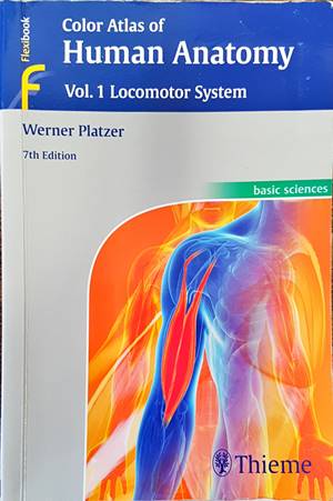 Color atlas of human anatomy - Антикварен магазин Флимаркет